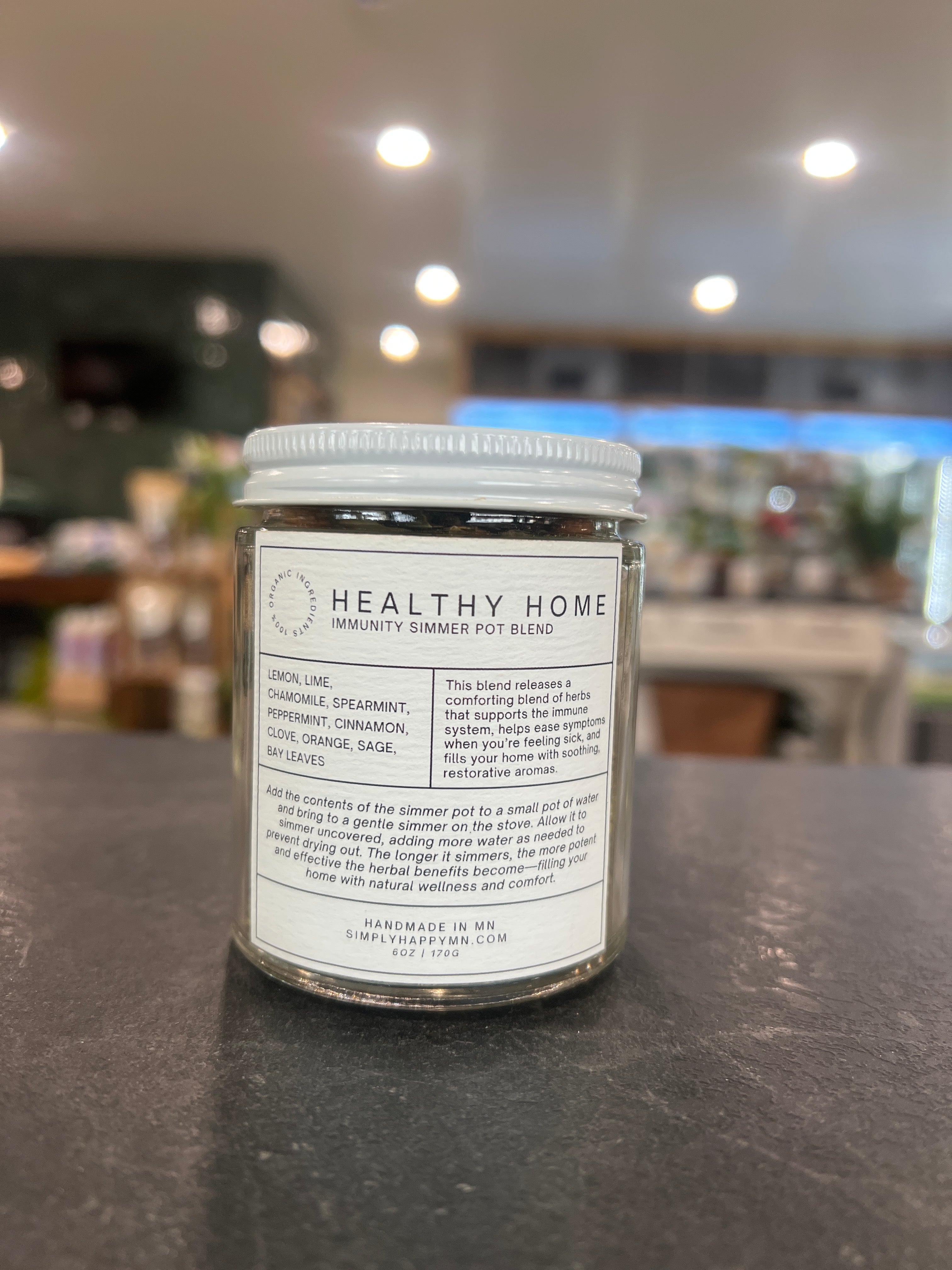 Simply Happy Jar Simmer Pot Healthy Home – Farm & Floral Market
